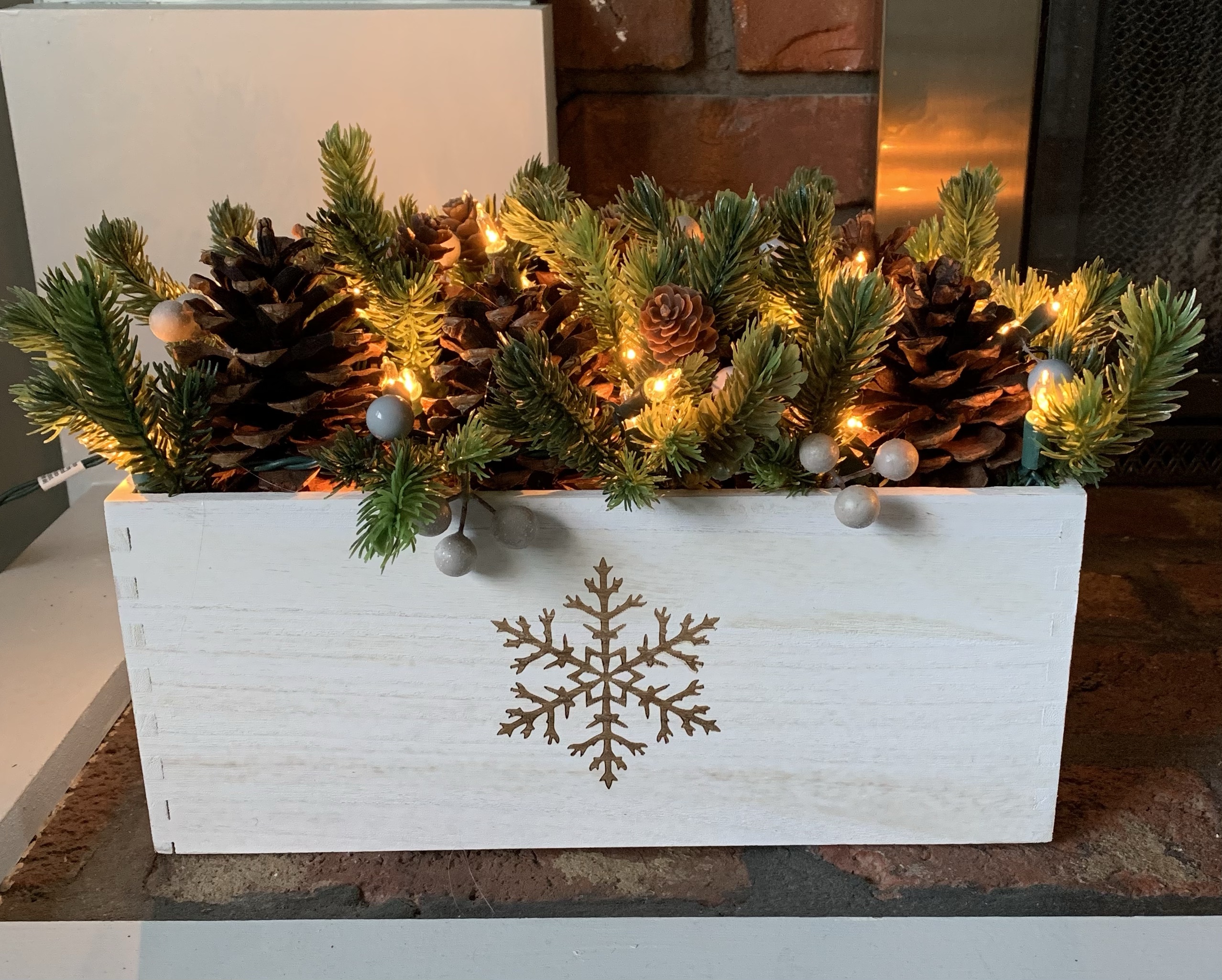 Winter Box with Lights – The Quaint Crafter