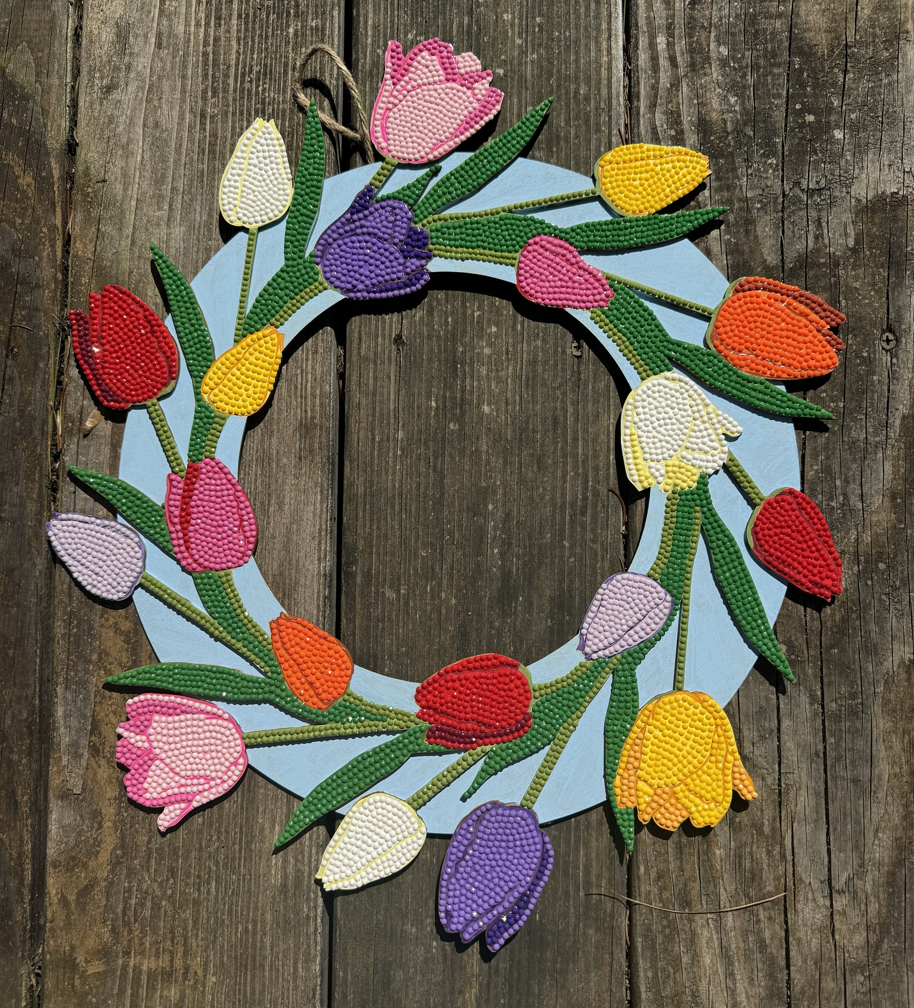 Tulip Wreath – The Quaint Crafter